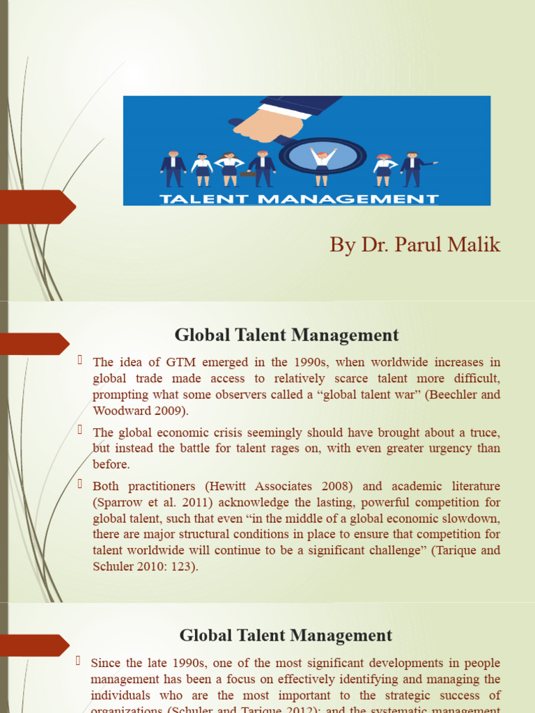 TM Session 15-16 | PDF | Multinational Corporation | Talent Management