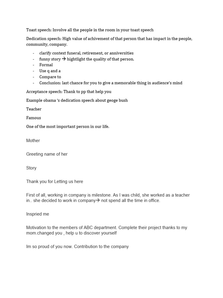 Dedication Speech | PDF | Teachers | Knowledge