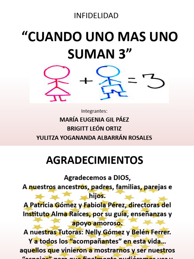 Cuando Uno Mas Uno Suman 3 | PDF | Amor | Infidelidad