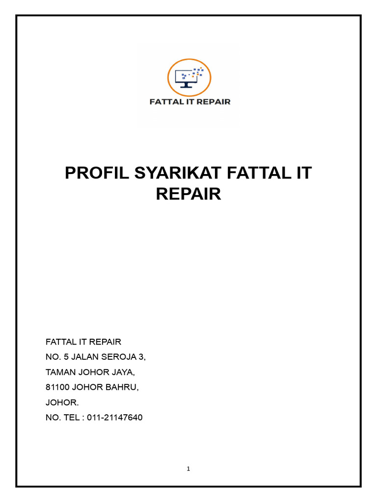 Profile Syarikat | PDF