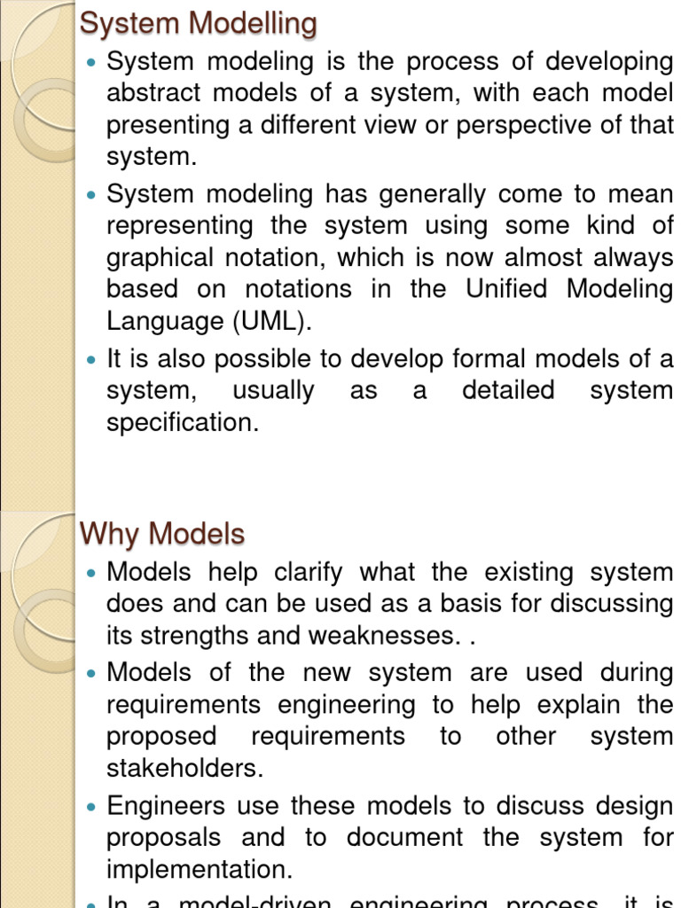Unit 5 System-Modeling | PDF | Class (Computer Programming) | Use Case