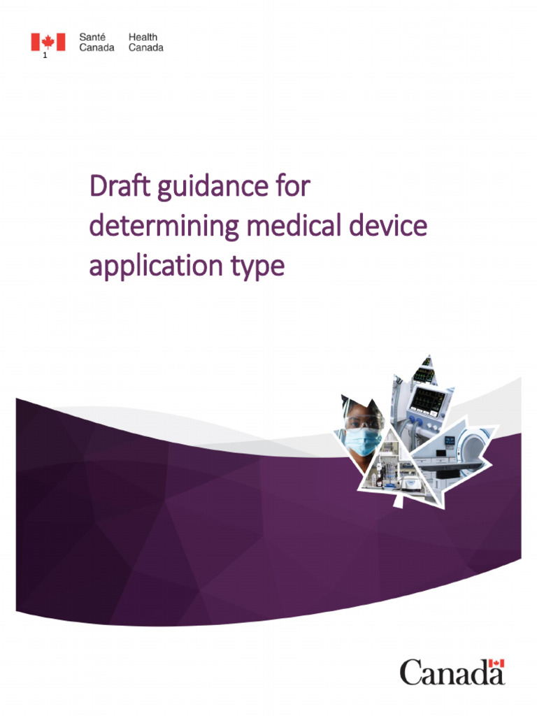 Guidance on Medical Device Applications | PDF | Medical Device ...
