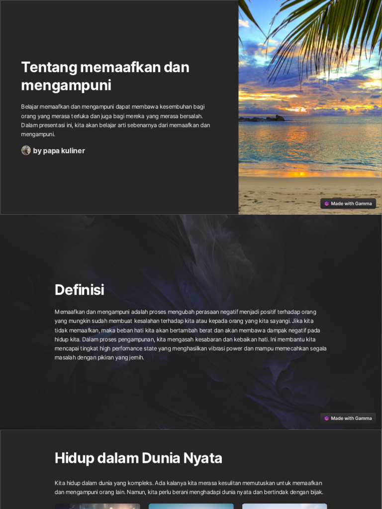 NLP Tentang Memaafkan Dan Mengampuni Sesama Manusia | PDF