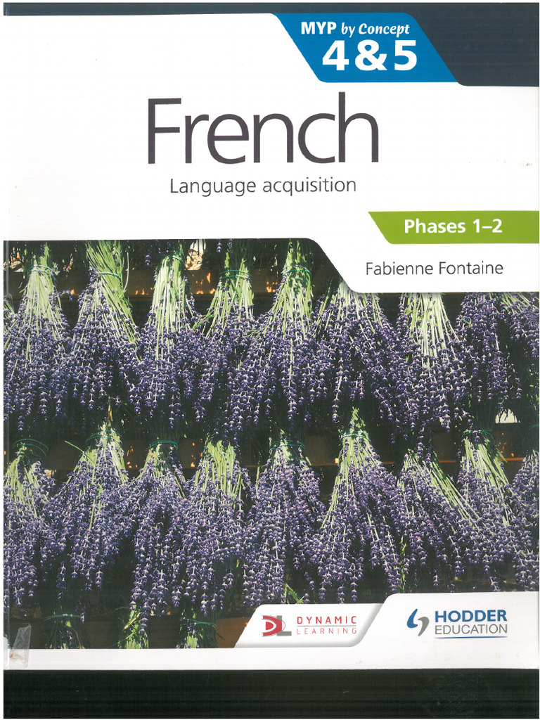 French MYP by Concept 4-5 Phases 1-2 Hodder | PDF