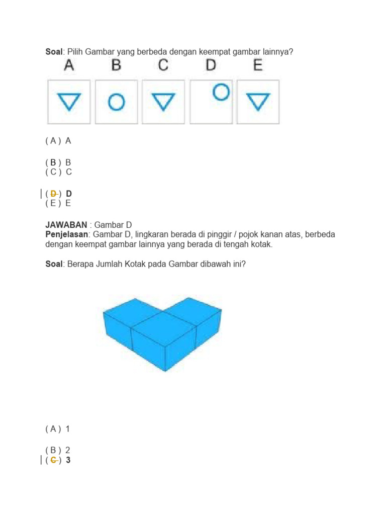 Soal Tes IQ Key | PDF