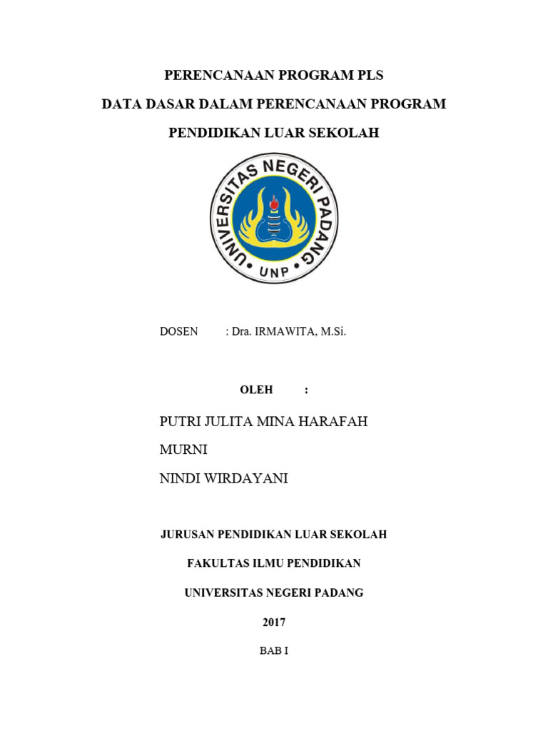 Perencanaan Program PLS | PDF