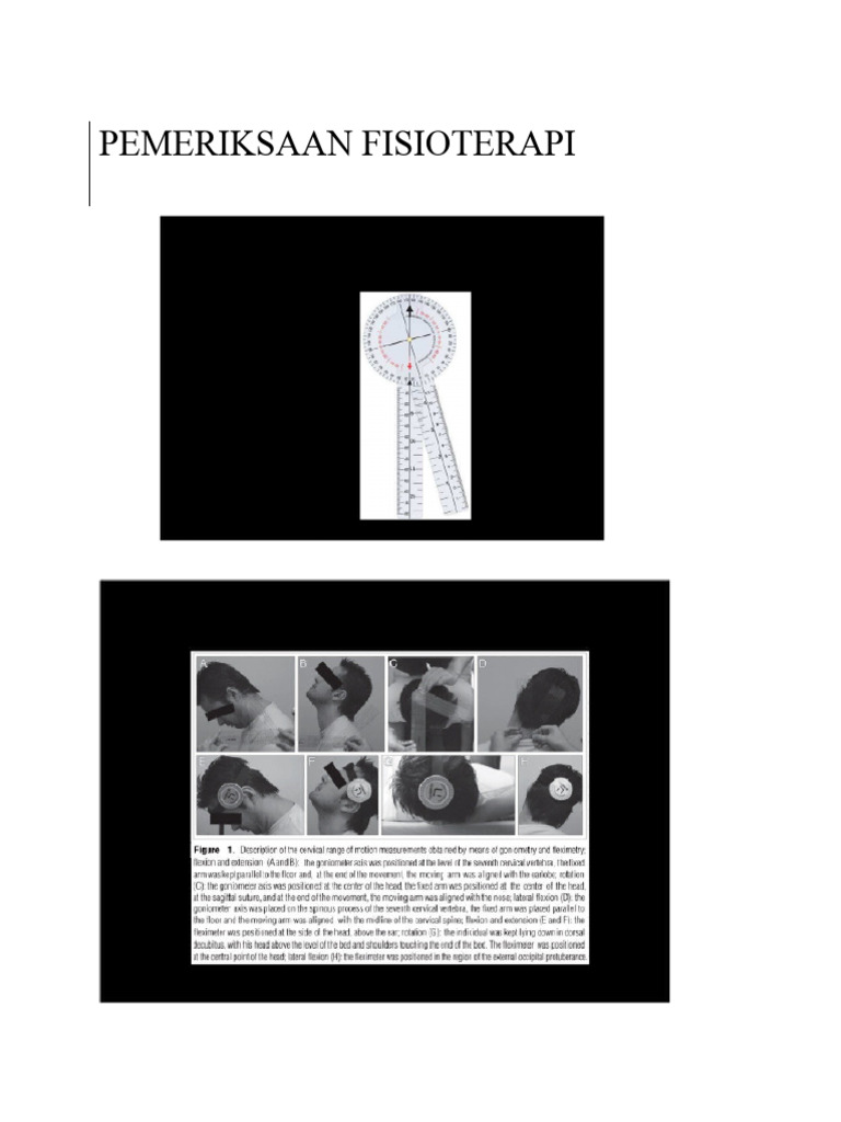 Pemeriksaan ROM Fisioterapi | PDF
