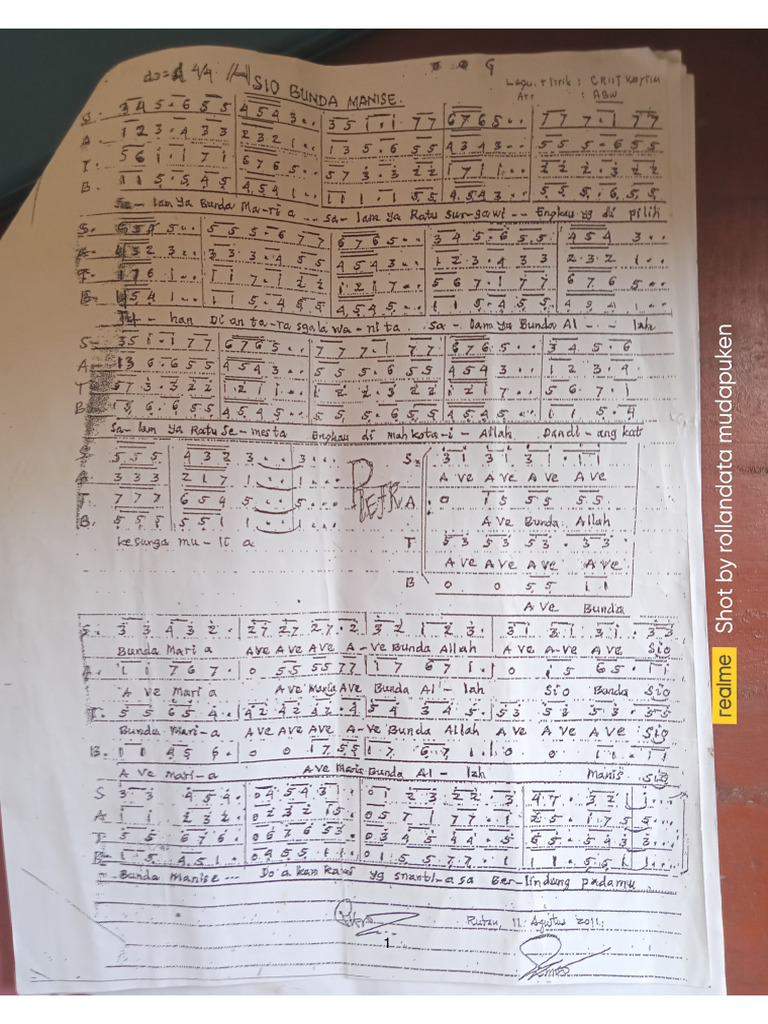 Lagu Ina Maria | PDF