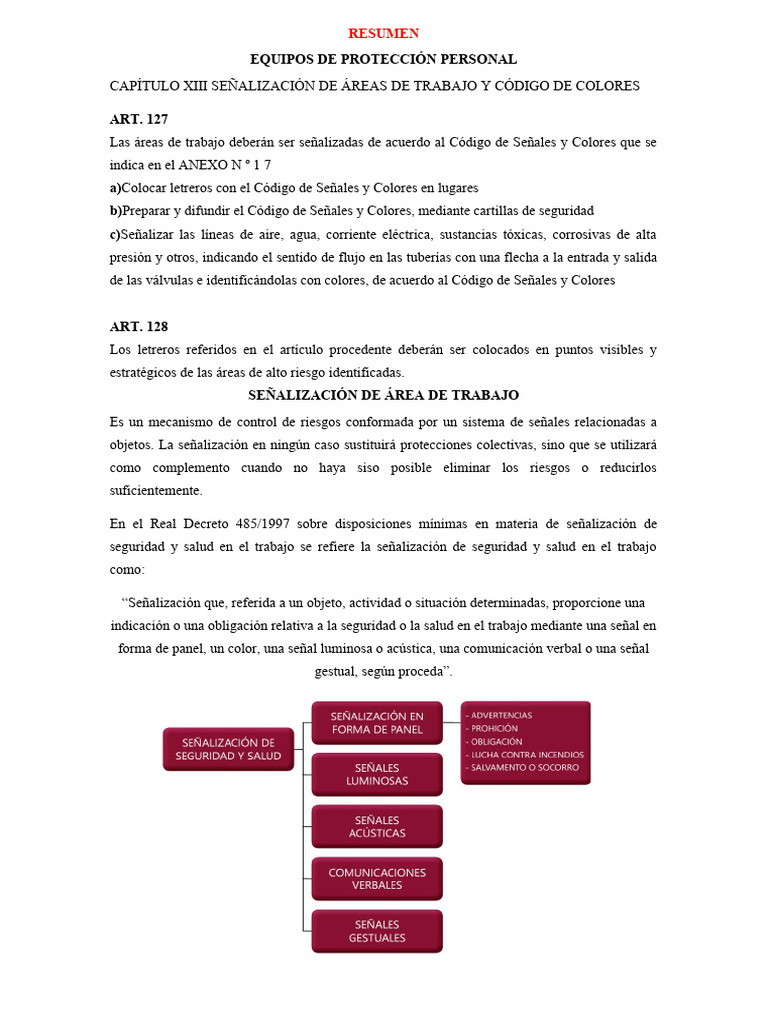 Resumen de Seguridad | PDF | Residuos