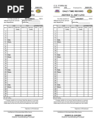 Sample-Dtr - August | PDF