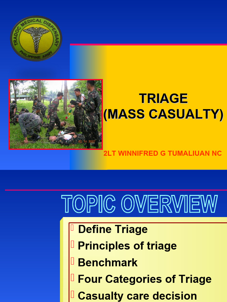 Triage | PDF | Emergency Department | Health Sciences