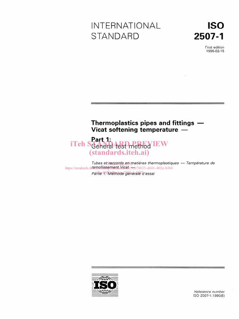 Iso 2507 1 1995 | PDF | International Organization For Standardization ...