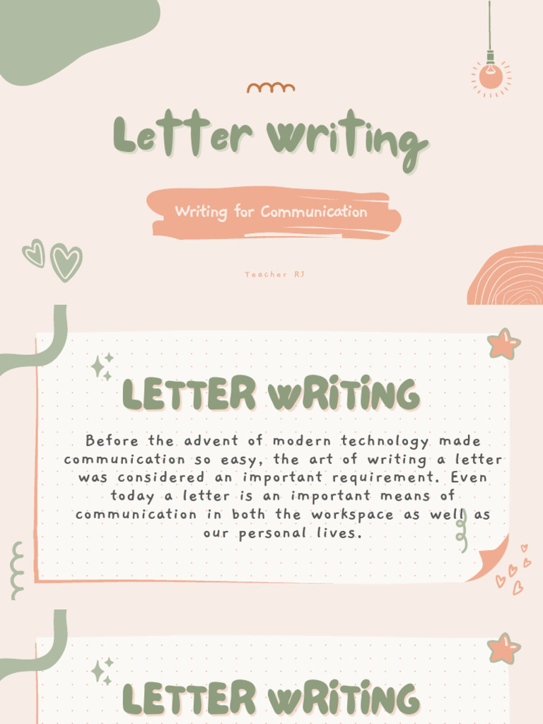 Informal Letter | PDF | Communication | Writing
