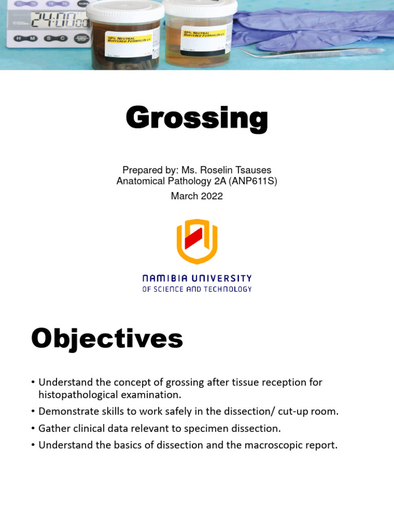 Grossing | Download Free PDF | Histopathology | Histology