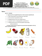 Module 4 (Pinggang Pinoy - Healthy Food Plate For Filipinos) | PDF
