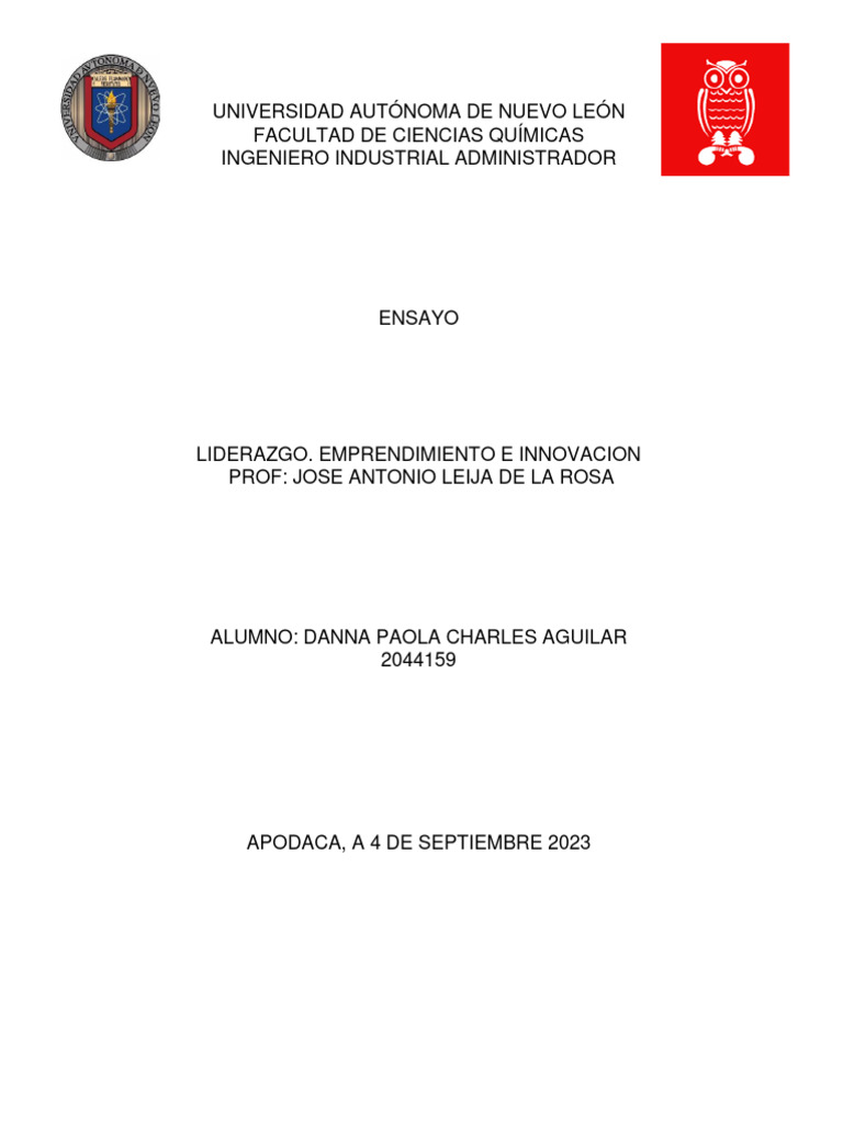 Act1.1 Lei Danna Charles | PDF | Iniciativa empresarial | Business