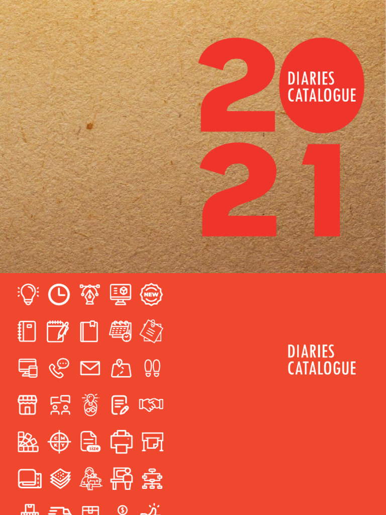 Diary Catalogue 2021 | PDF | Bookbinding | Notebook