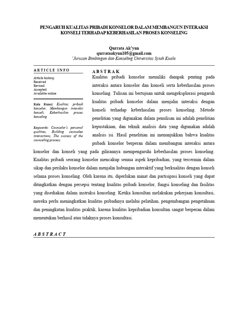 Artikel Yuyun | PDF | Karier & Perkembangan | Sains & Matematika