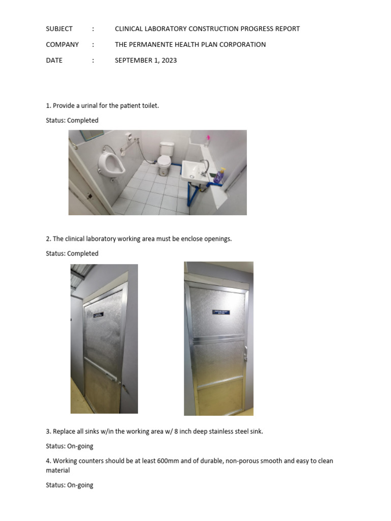 Clinical Laboratory Progress Update | PDF