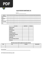Equ210-02 Clinitek Maint Log | PDF