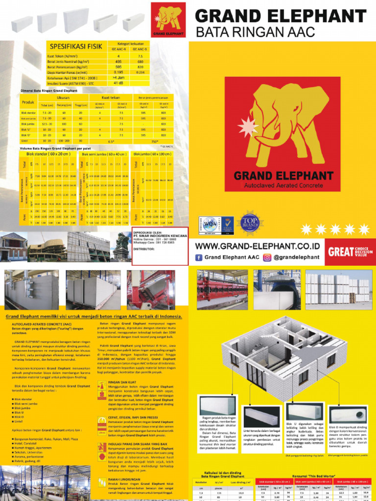 Brosur Bata Ringan 051119-Min | PDF