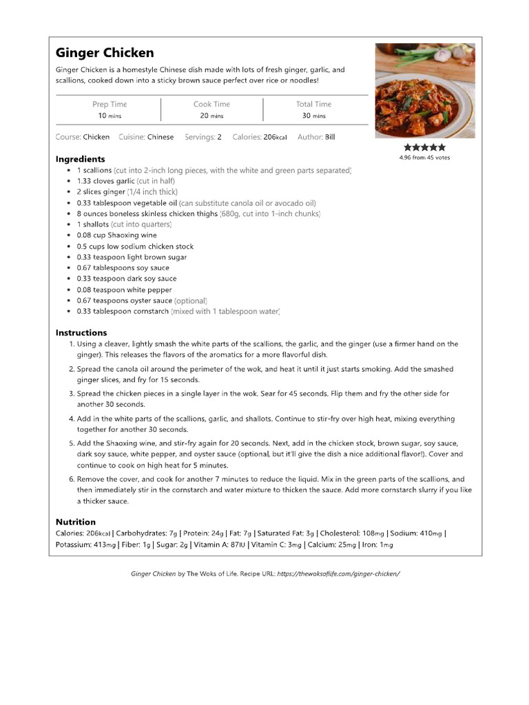 Recipe | PDF