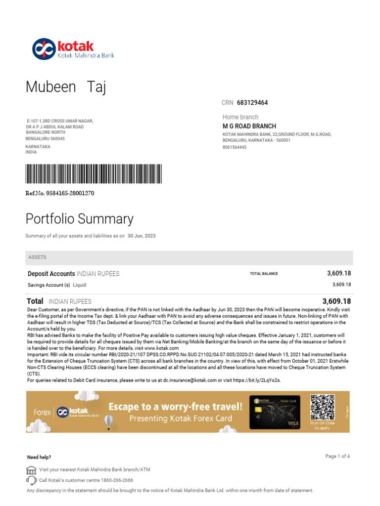 2023 08 09 15 02 47jun 23 - 560045 | PDF | Payments | Banks