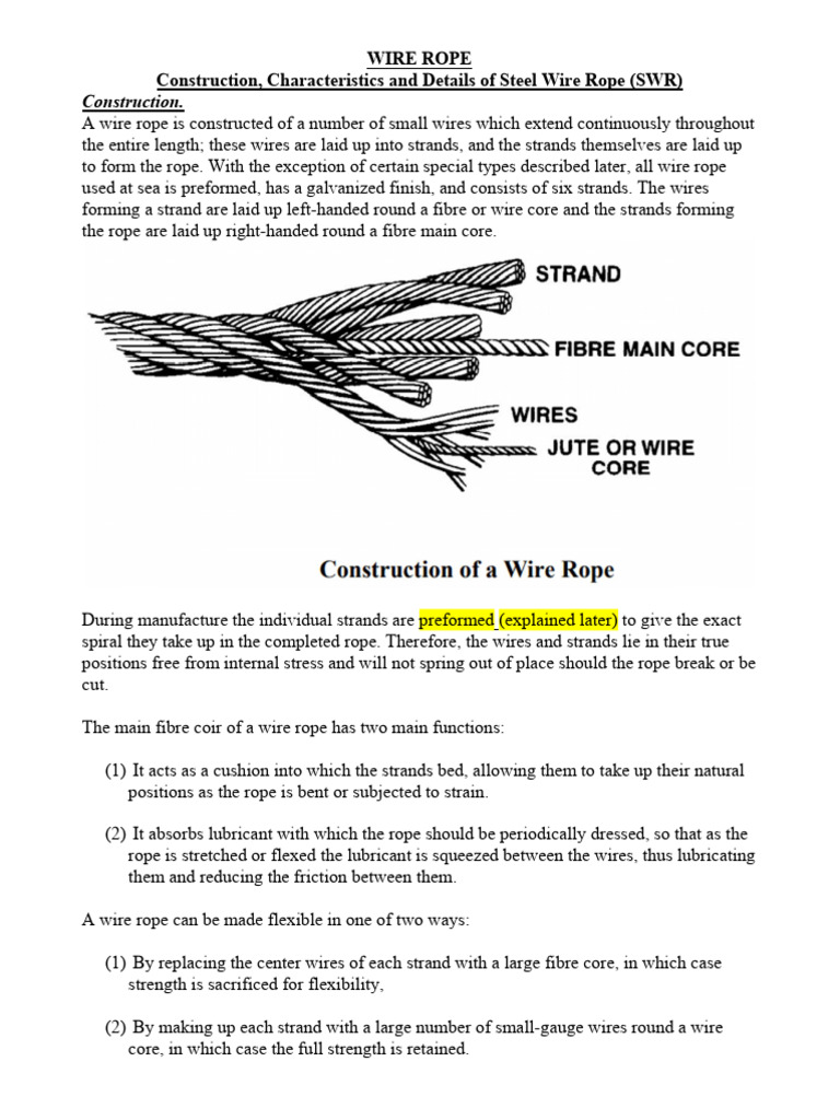 Wire Rope | PDF | Rope | Wire