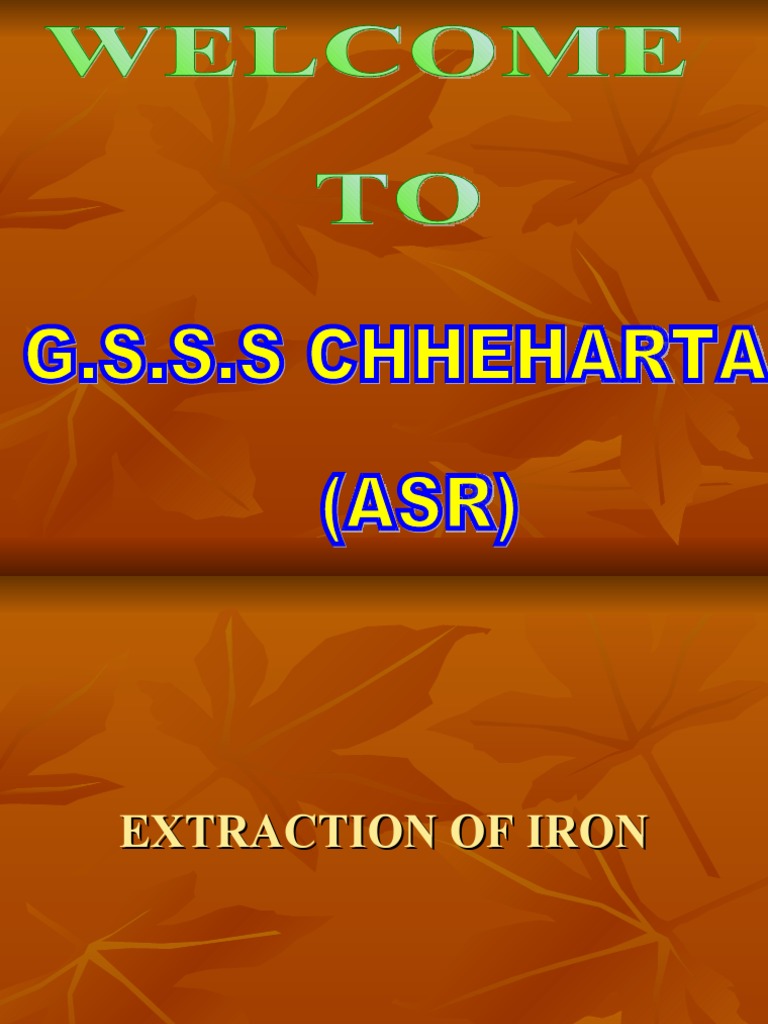 Iron Extraction | PDF | Blast Furnace | Iron