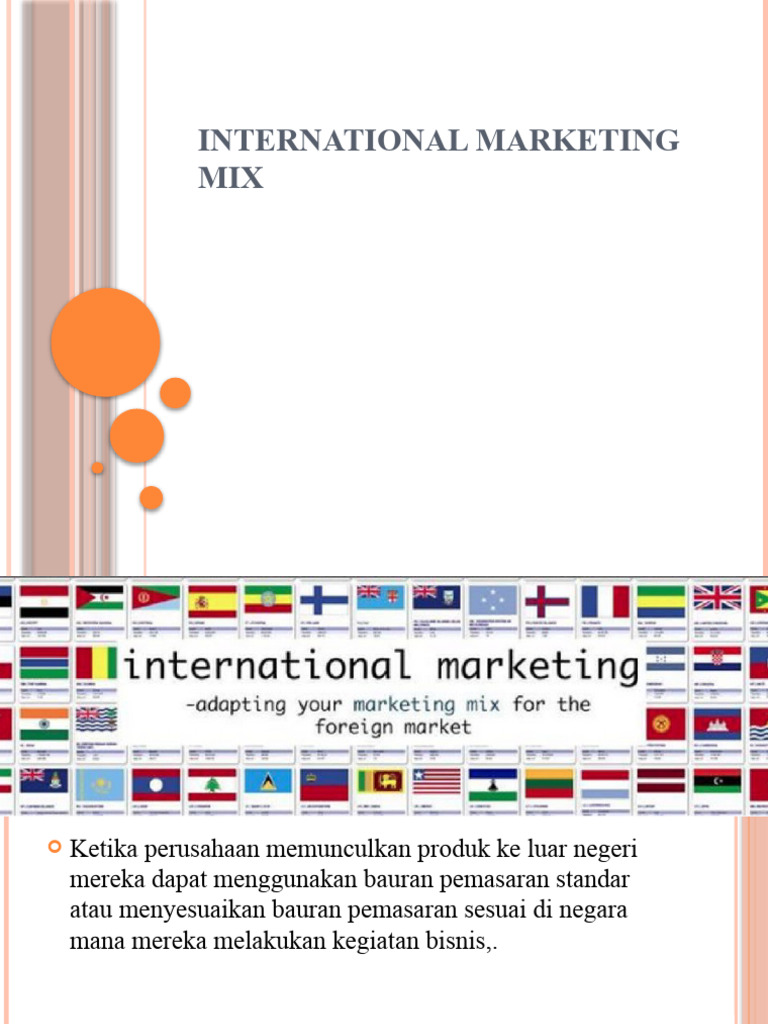 International Marketing Mix | PDF | Karier & Perkembangan | Bisnis