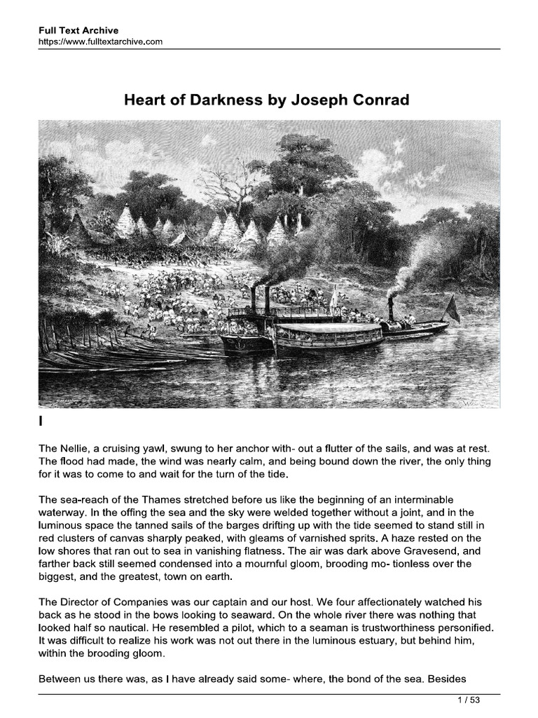 Heart of Darkness With Page Numbers | PDF