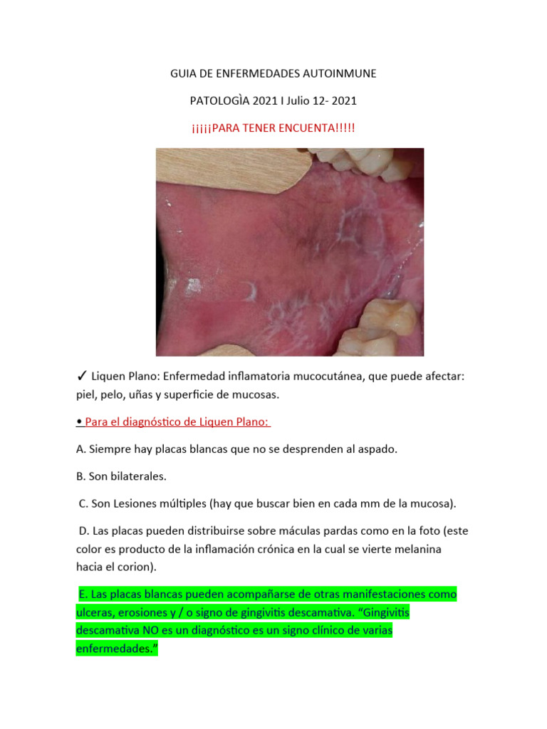 Guia de Enfermedades Autoinmune Awi | PDF | Inmunología | Enfermedades ...