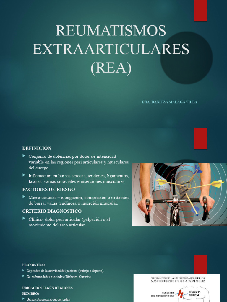 Reumatismos Extraarticulares Rea 1 | PDF | Especialidades Medicas | Sistema musculoesquelético