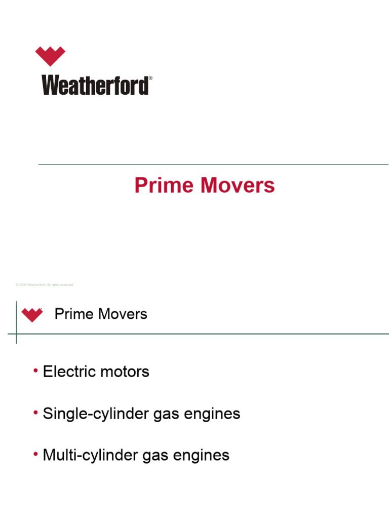 Prime Movers | PDF
