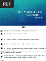 Rapid Mathematics Assessment Grade 3-Edited | PDF | Elementary ...