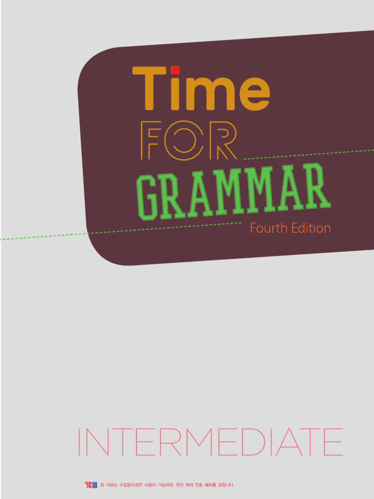 Time For Grammar Intermediate PDF | PDF
