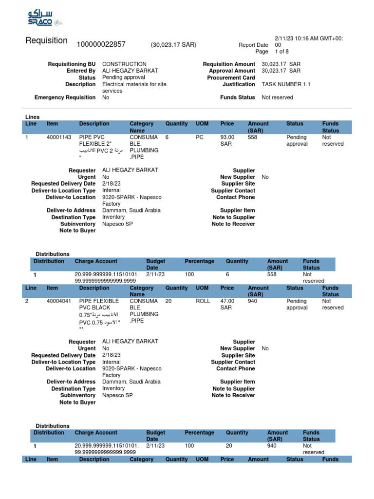 Electrical Material For TCF | PDF | Procurement | Electrical Connector