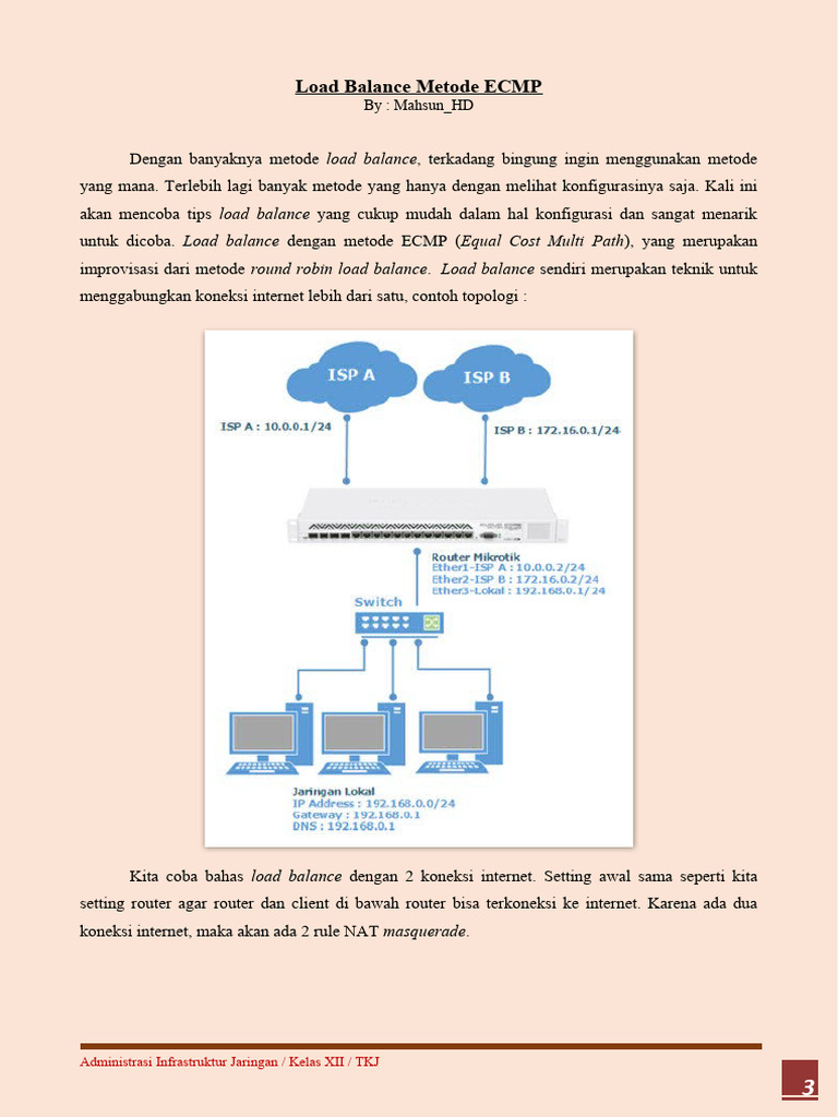 4 Load Balancing Metode ECMP | PDF 4 Load Balancing Metode ECMP | PDF