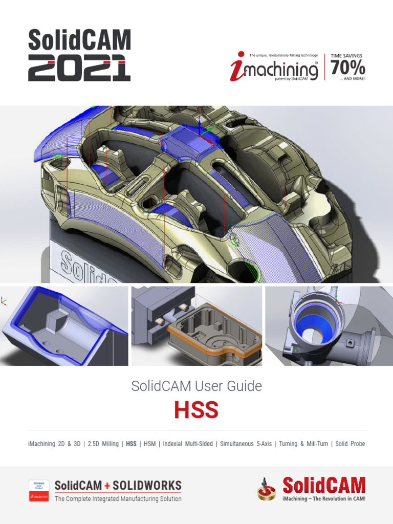 SolidCAM 2021 HSS User Guide | PDF | Machining | Curve