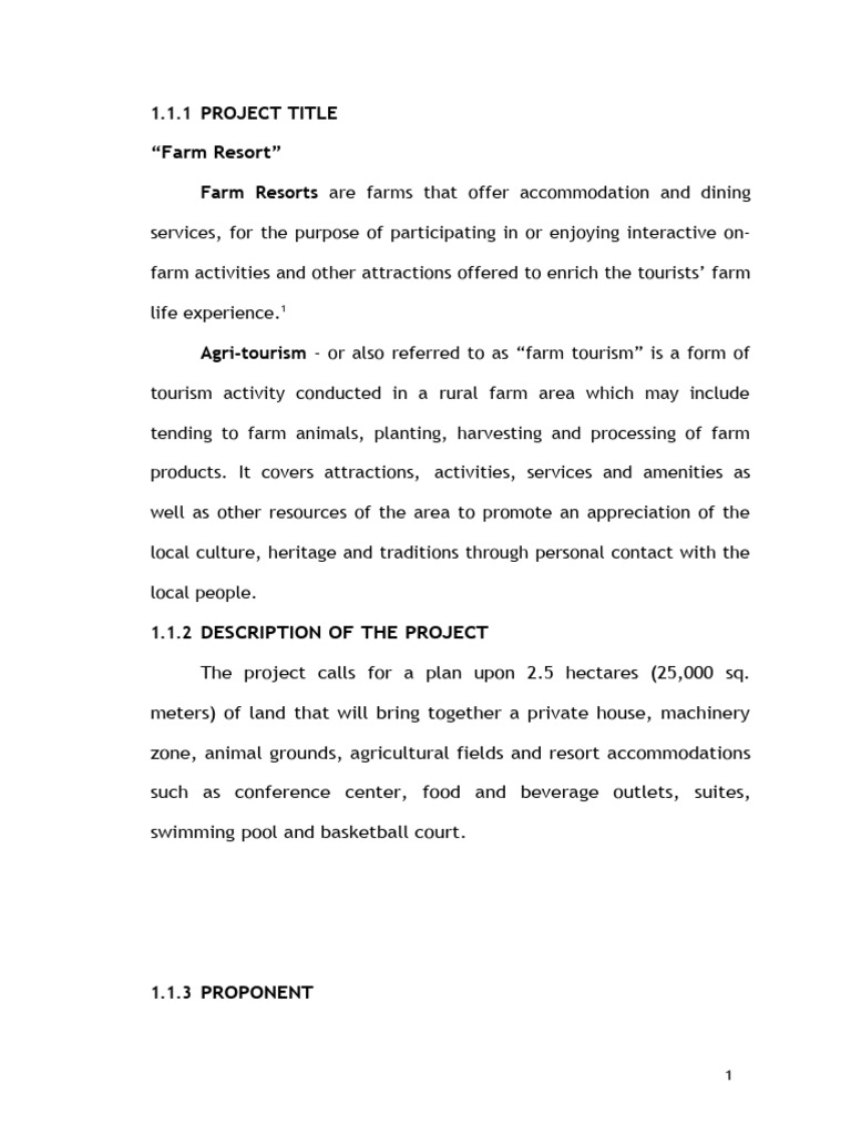Architectural Thesis of Farm Resort | PDF | Farms | Window