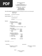 Homeroom Financial Report for Grade V | PDF