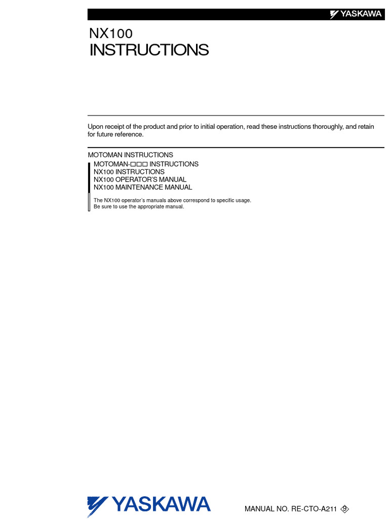 Nx100 Instruction Manual | Download Free PDF | Occupational Safety And Health | Electrical Wiring