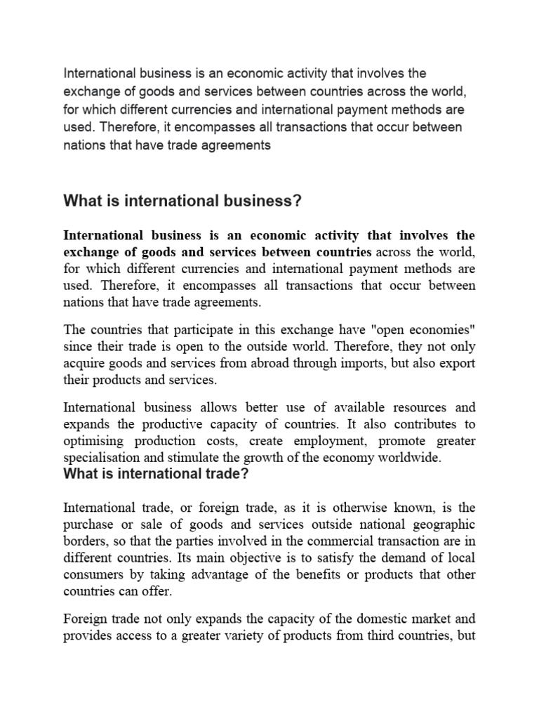2023 International Trade | PDF | Exports | Trade