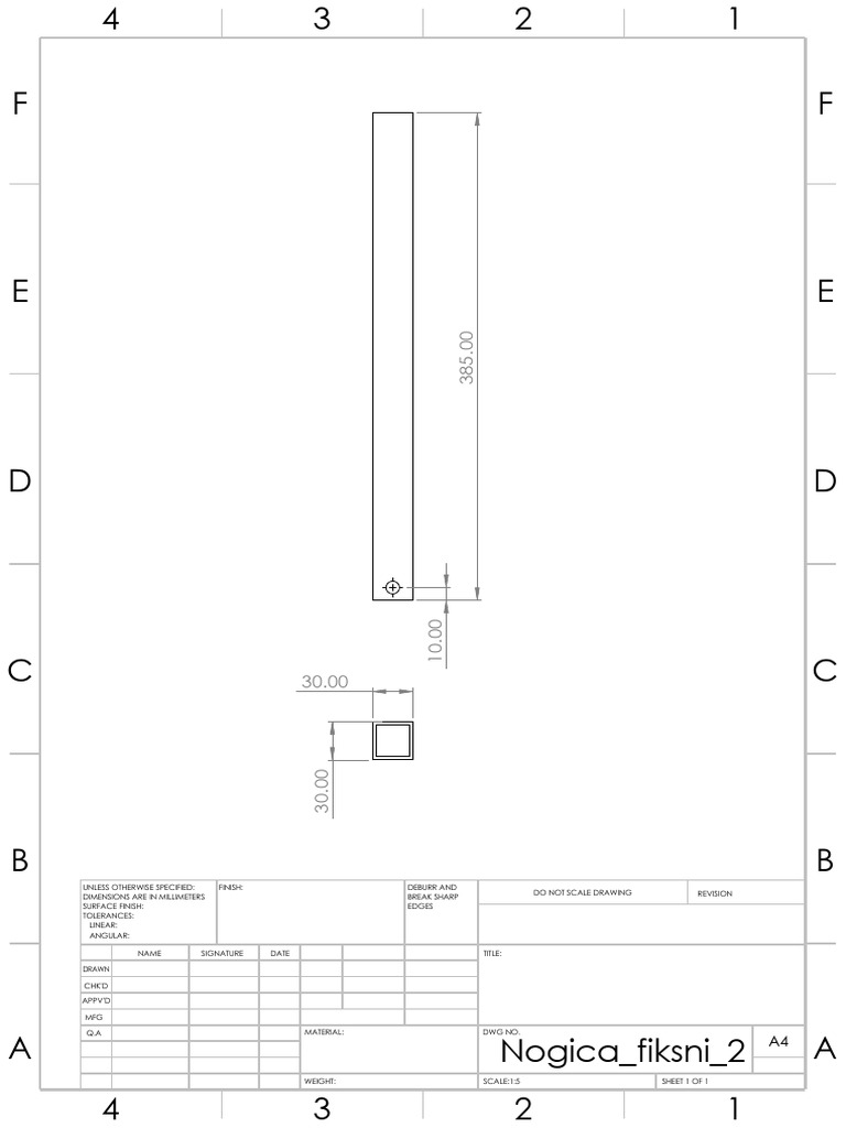 Nogica Fiksni 2 | PDF