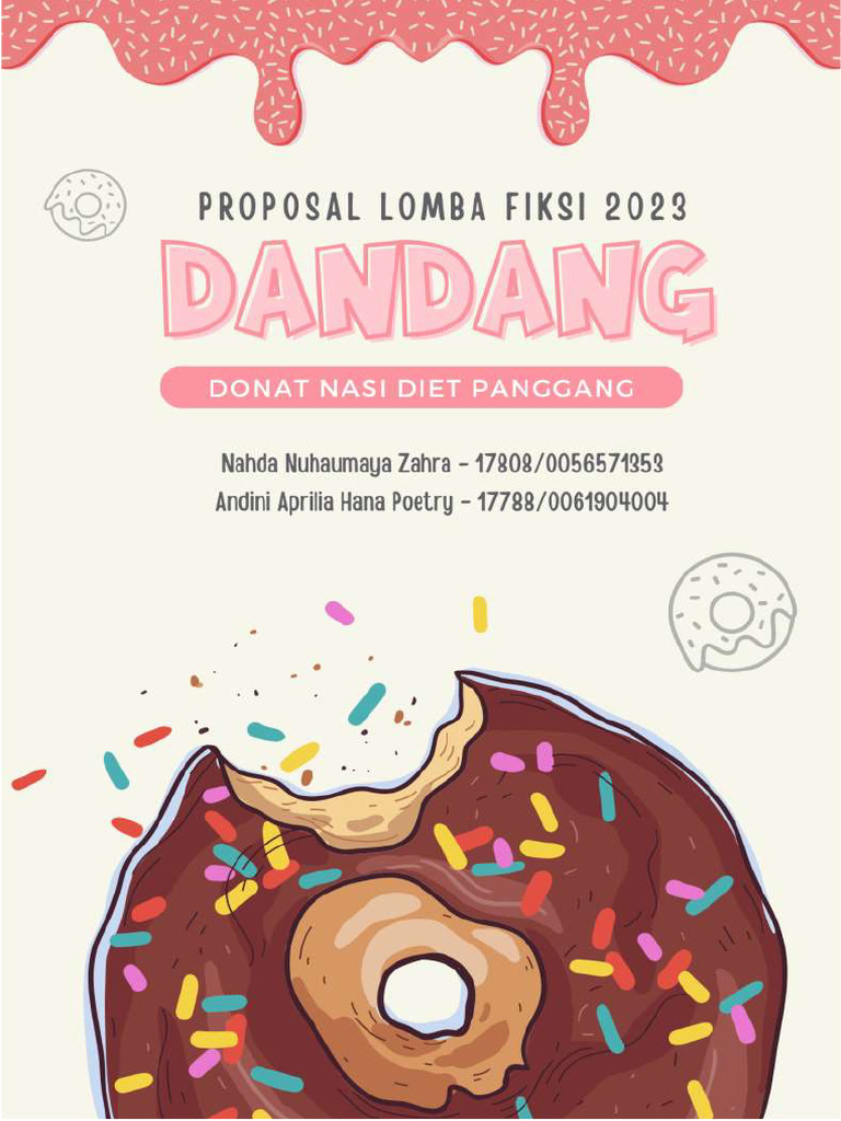Proposal Lomba Fiksi 2023 - Nahda & Andini SMKN 8 Jakarta | PDF