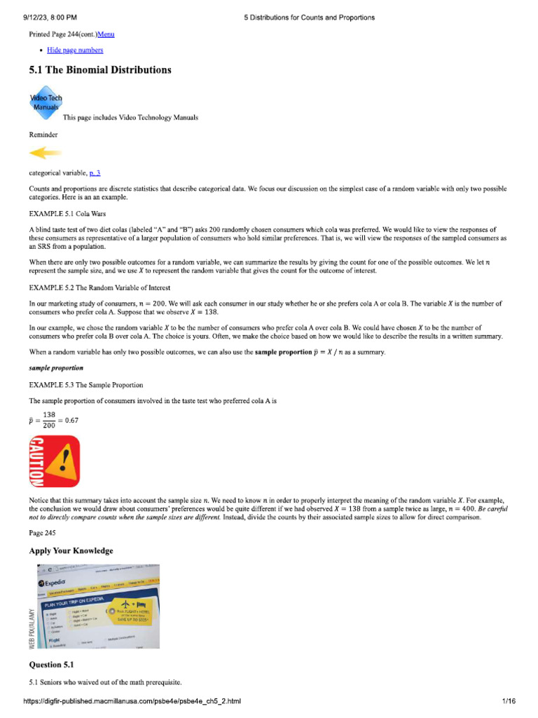 Binomial Distributions | PDF