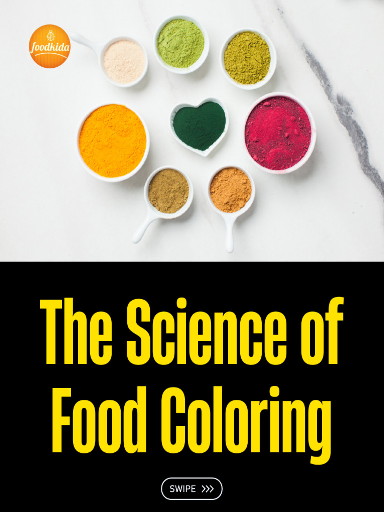 ? Science of Food Coloring PDF | PDF | Color | Nutrition