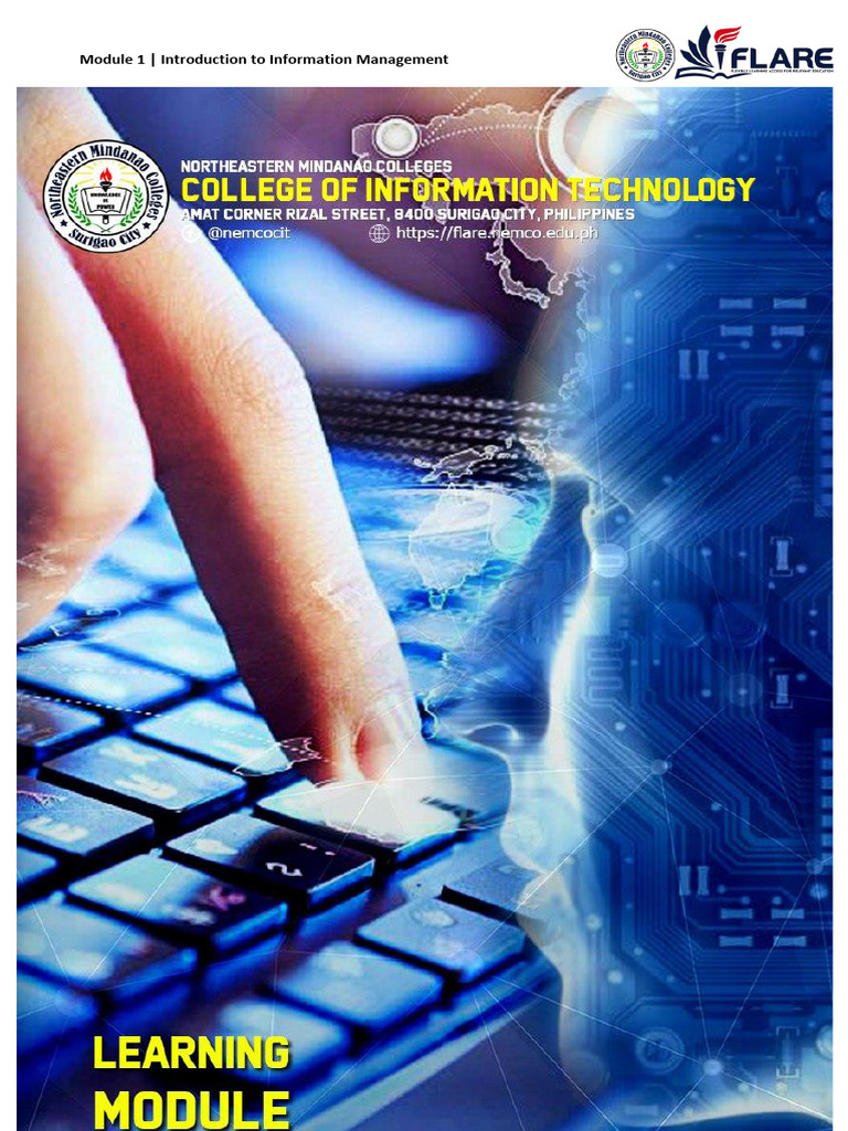 Module 1 Information Management | PDF | Information System | Information Management