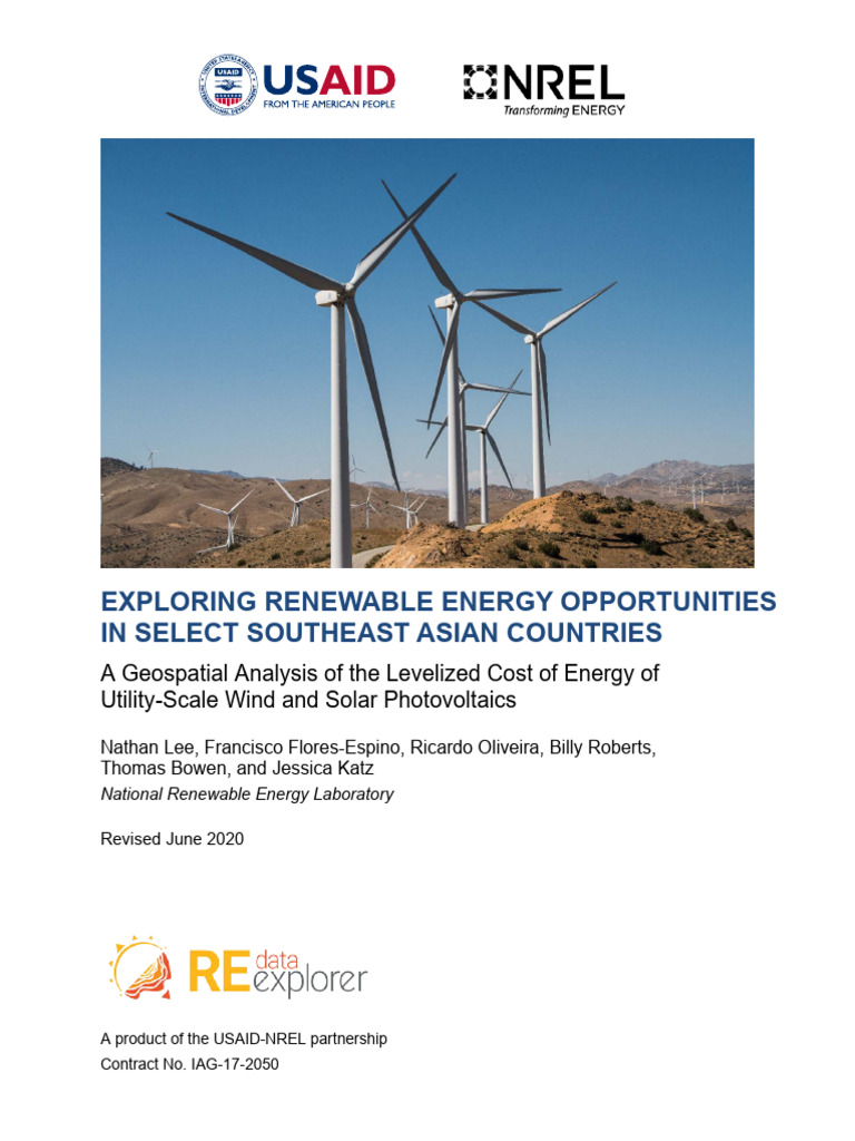 NREL - Exploring Renewable Energy Opportunities | PDF | Renewable ...