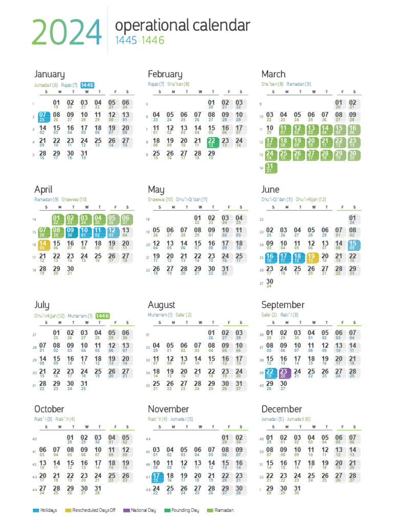 Calendar 2024 (Draft v1) | PDF | Semitic Words And Phrases